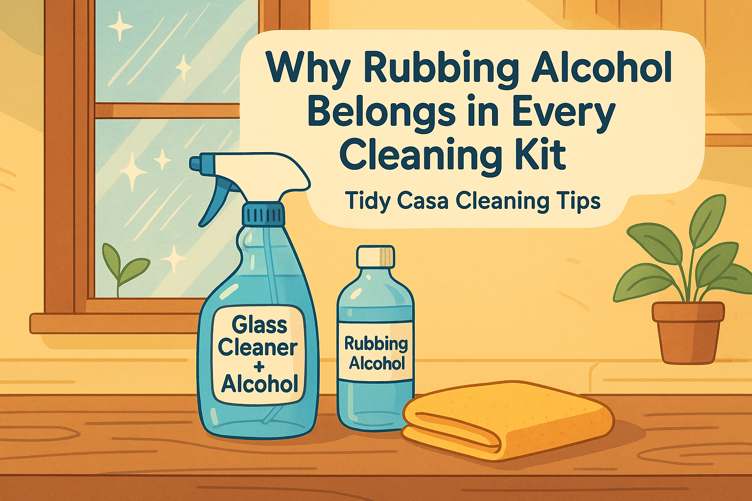 Why Rubbing Alcohol Deserves a Spot in Your Cleaning Caddy | Tidy Casa